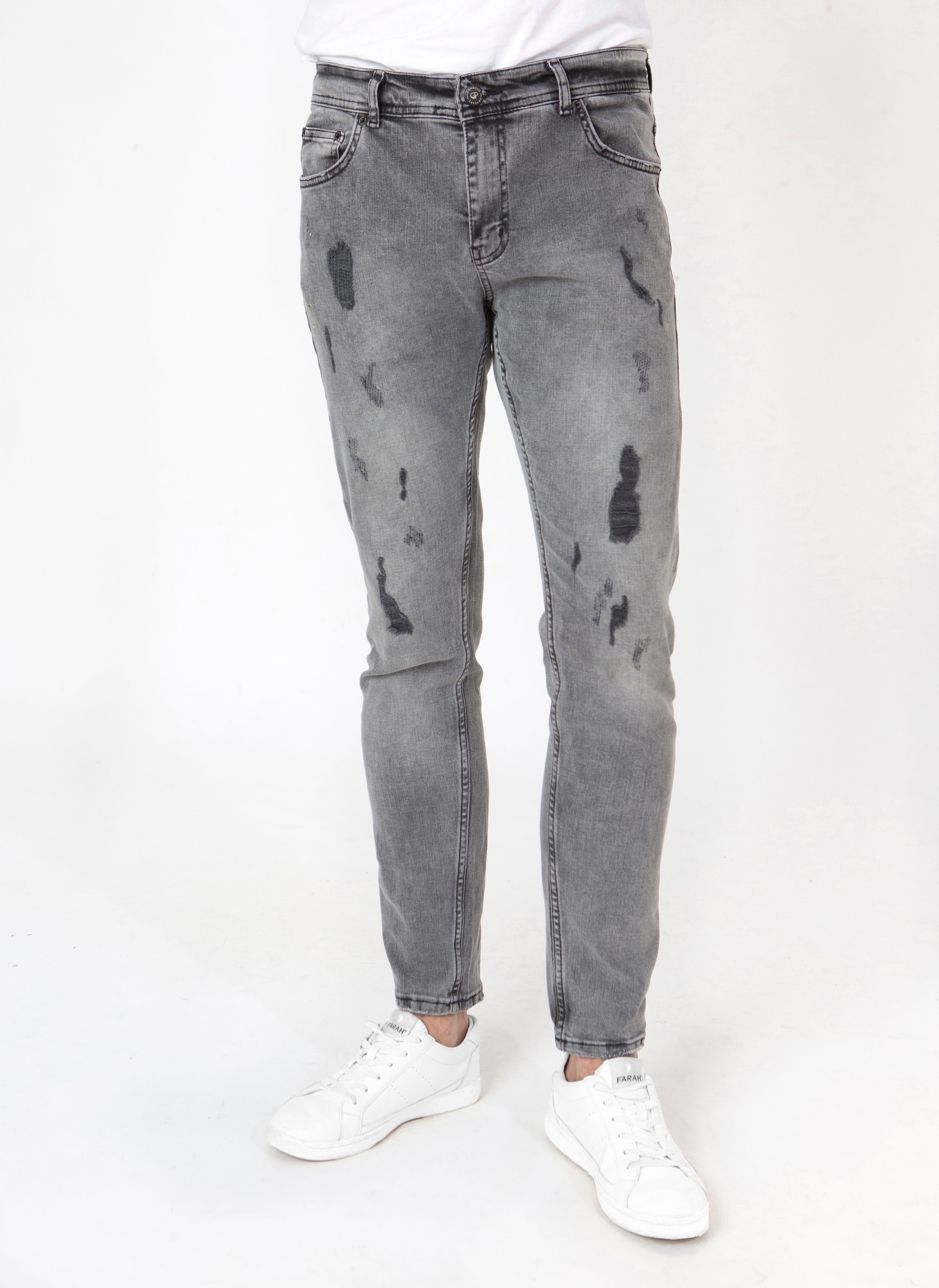 URBAN EDGE: PATCHWORK DISTRESSED JEANS 301 – GEORGIO PEVIANI