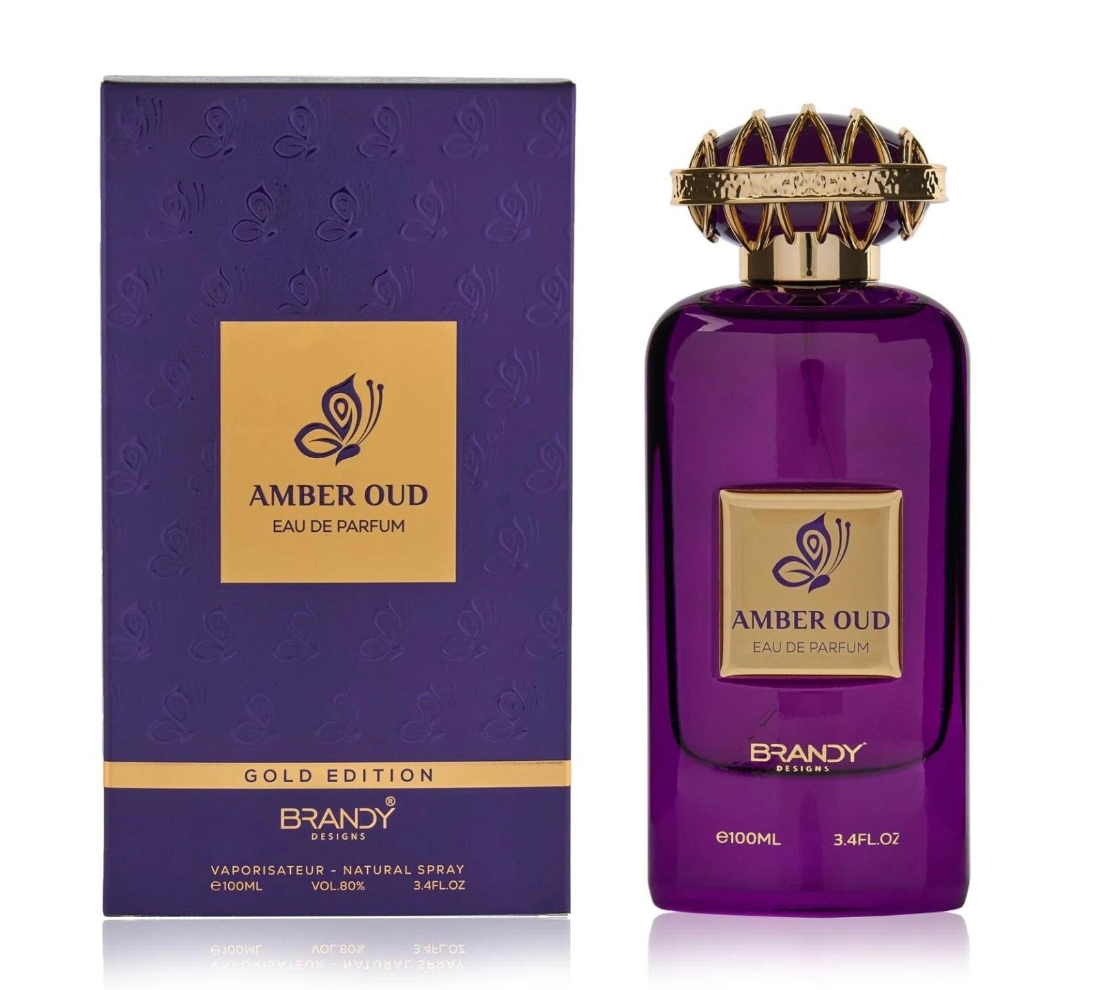 Amber Oud Eau De Parfum 100ml – By Brandy Designs | Arabian Amber & Ou ...